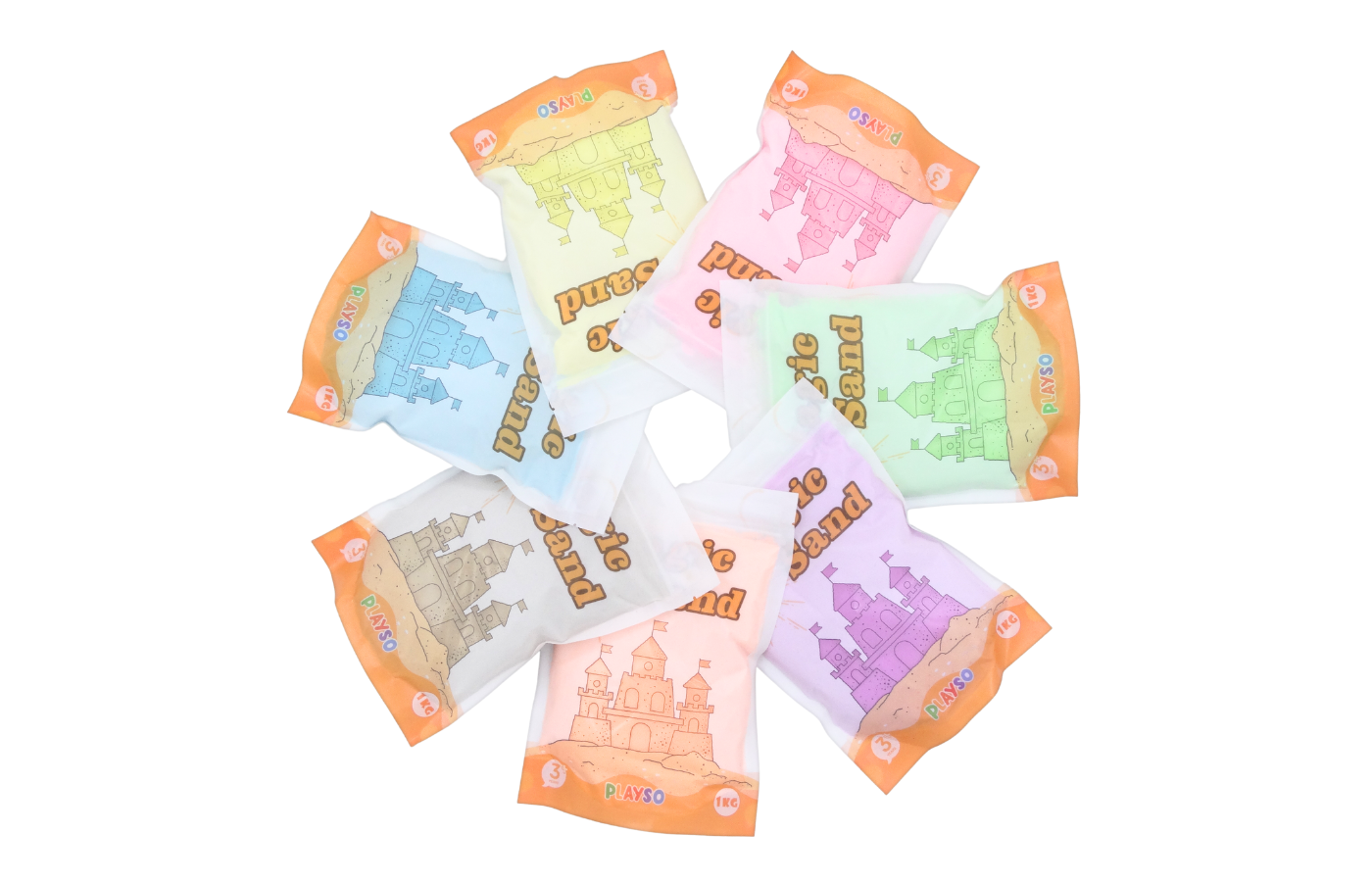 Magic Sand - 1 kg - PlaySo – Houten Onderwijsmateriaal